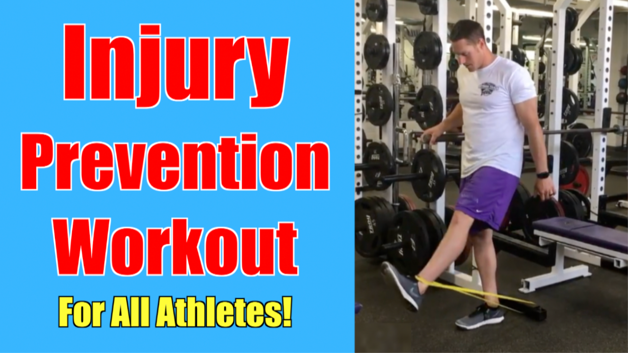 Injury Prevention Training For Athletes (FULL BODY WORKOUT!)